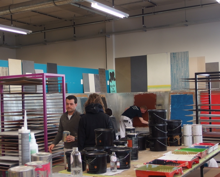 Schilderen Boss Paints kantoren Beveren-Leie - Schilderwerken Martledeco